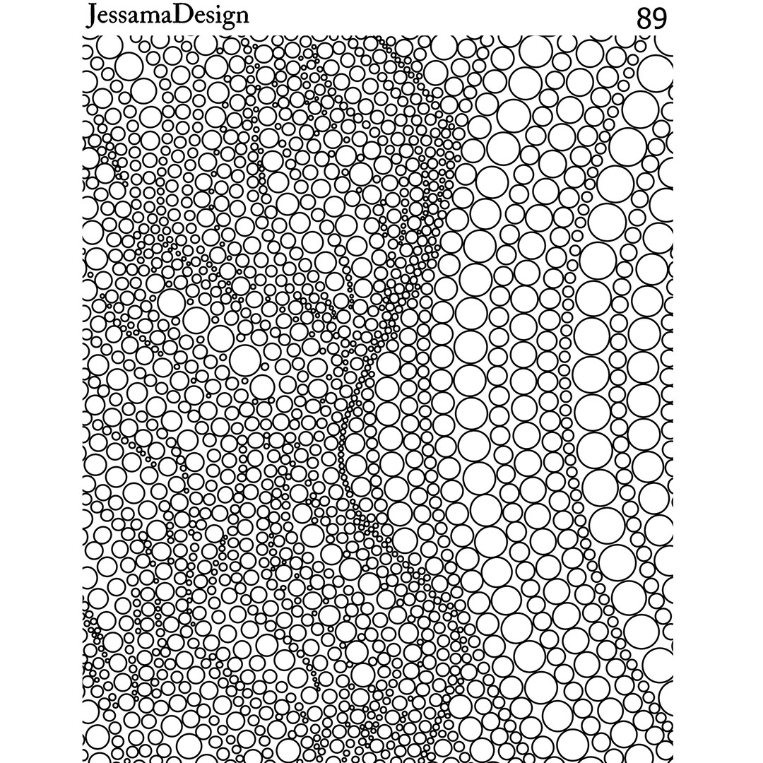 Polymer Clay Silkscreen (bubble Mosaic) Jessama Design Silkscreen #89 ...