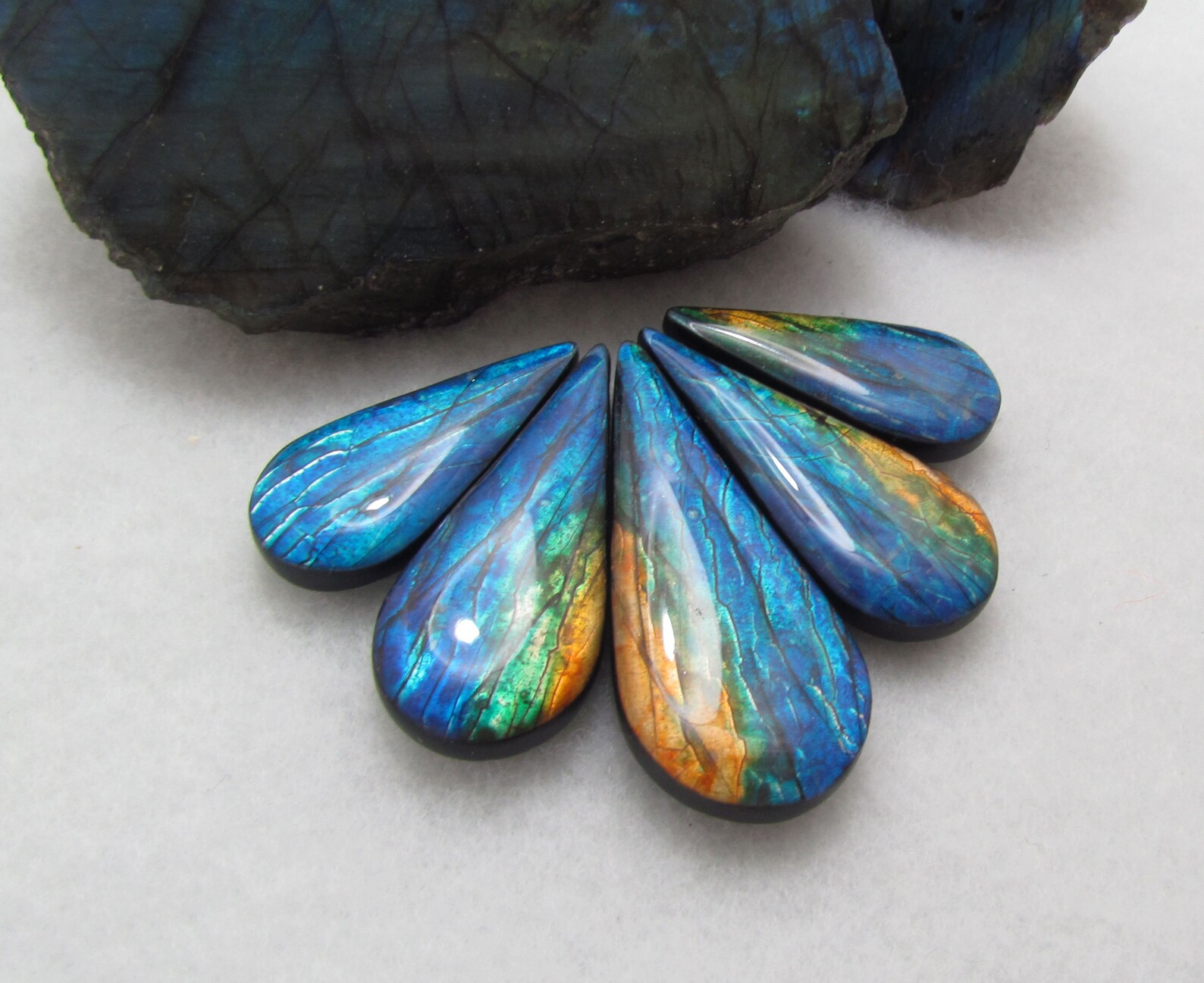 Faux Labradorite Polymer Clay Video Tutorial - Etsy Australia