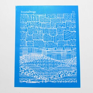 Polymer Clay Silkscreen (tribal Dance) Jessama Design Silkscreen #71 - Etsy