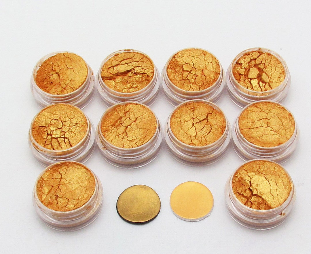 Pearlescent Mica Powders - Egyptian Gold Pigment - Number 14 - Each Jar ...