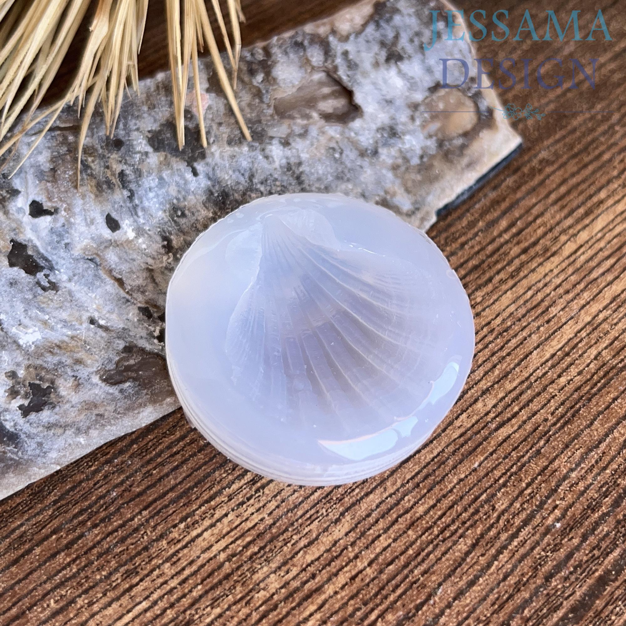 Clam Shell Mold - Handmade Flexible Silicone Mold - Use With Polymer ...