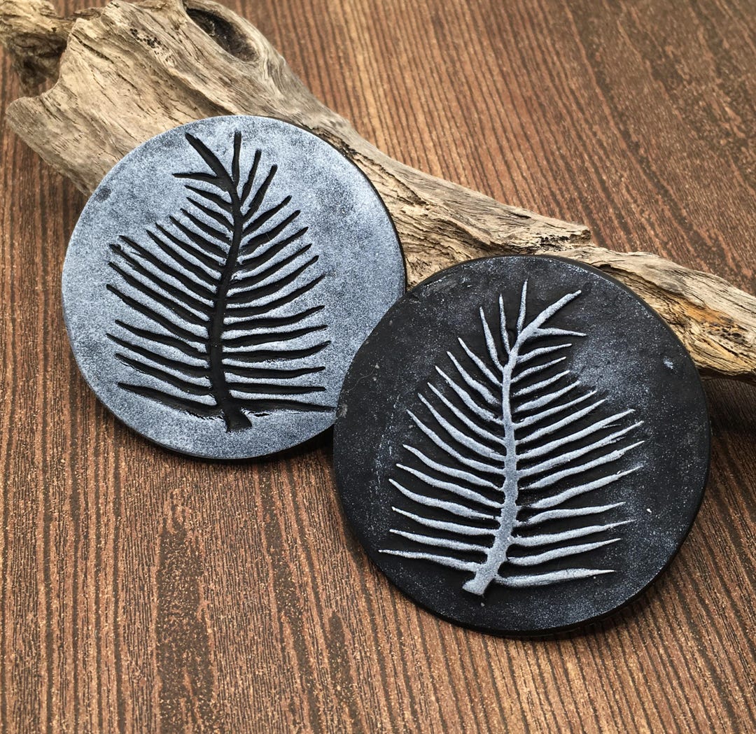 5. Polymer Clay Texture Mat - Palm Leaf Pattern - Use With Polymer Clay ...