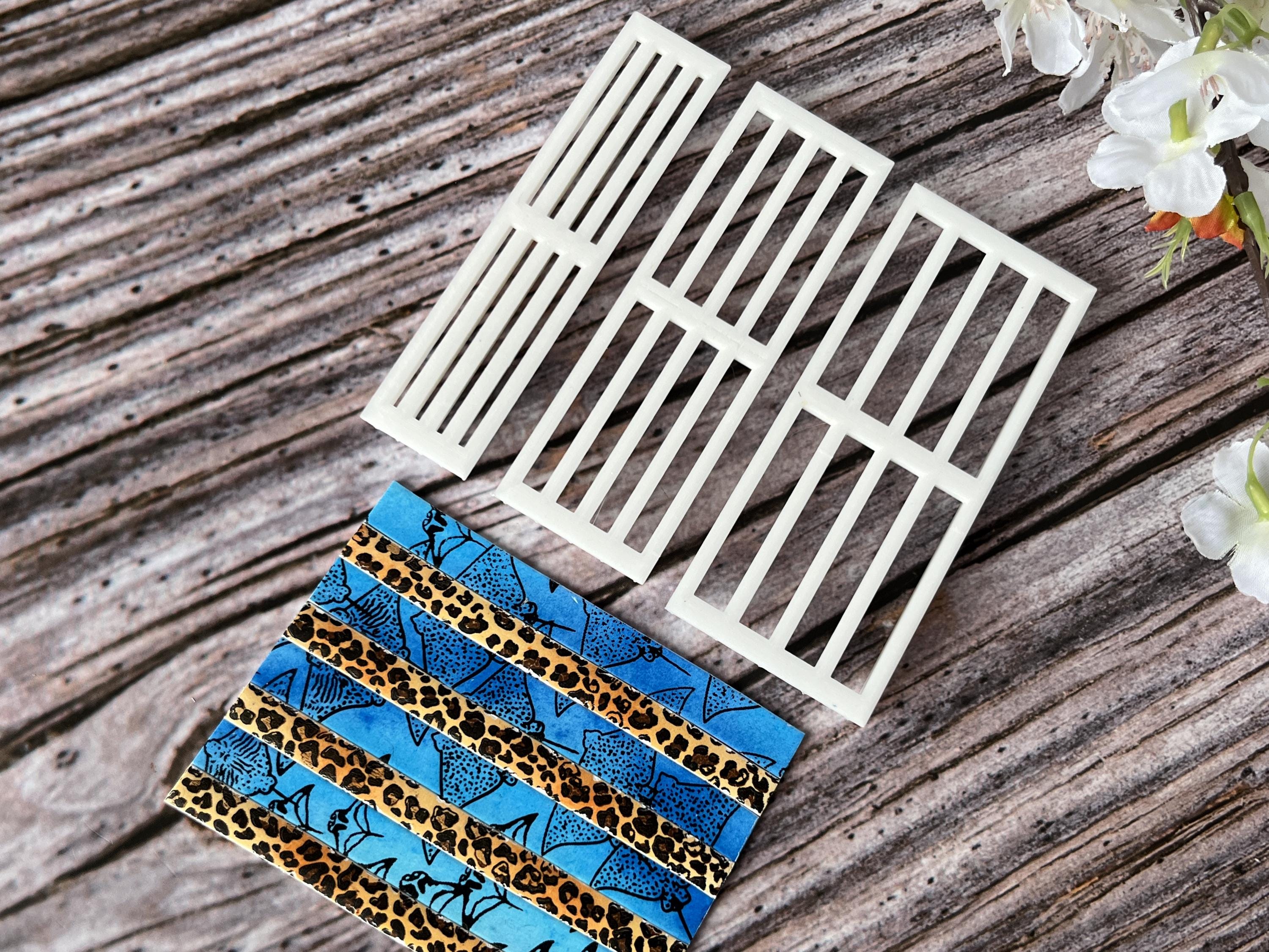 Polymer Clay Slab Cutters - Long Rectangle Shape - 3 Sizes- Use to ...