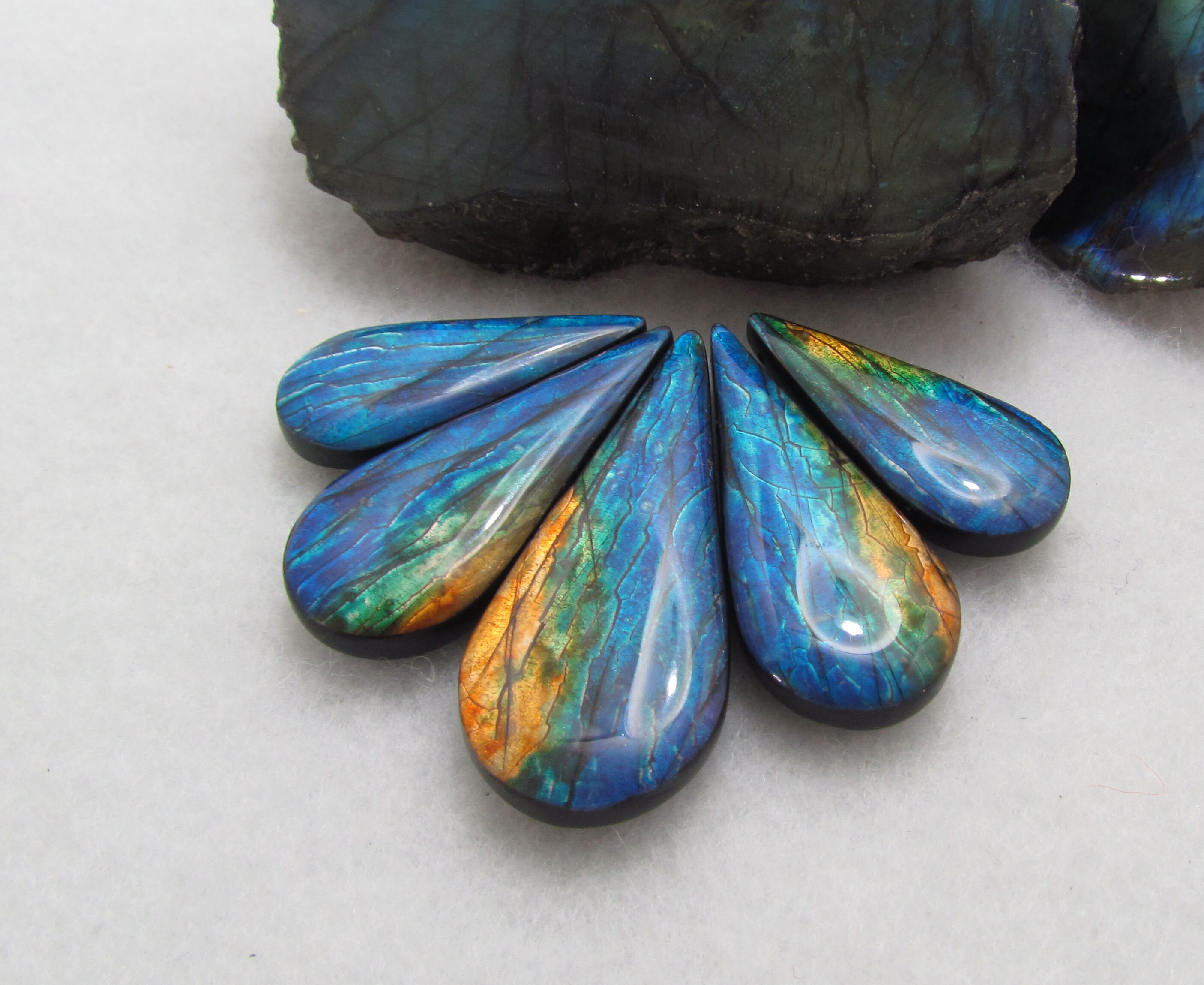 Faux Labradorite Polymer Clay Video Tutorial - Etsy Australia