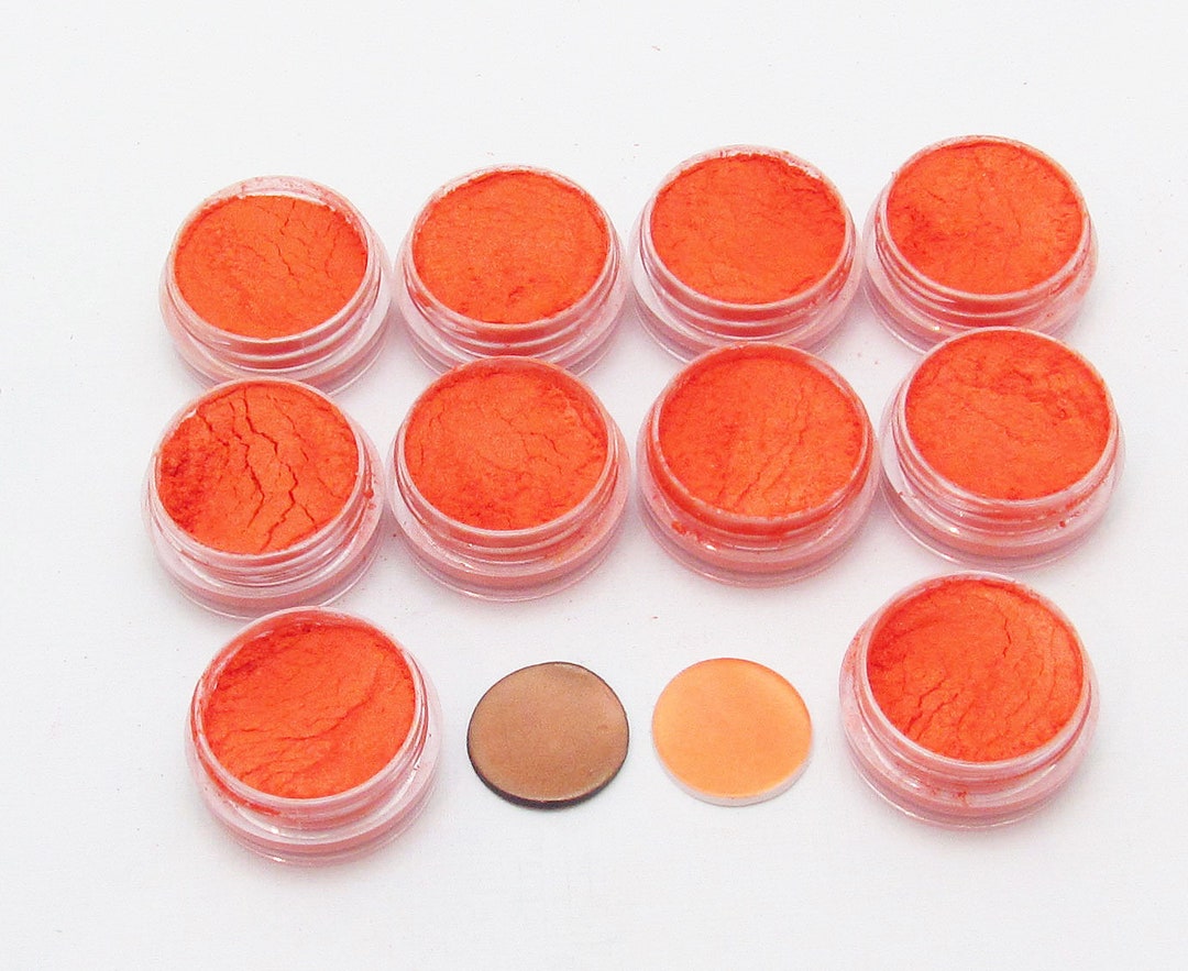 Pearlescent Mica Powders - African Sunset Orange Pigment - Number 19 ...
