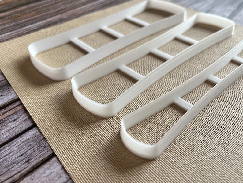 Polymer Clay Bracelet Cutters - Pinched Rectangle Shape - Use to Create ...