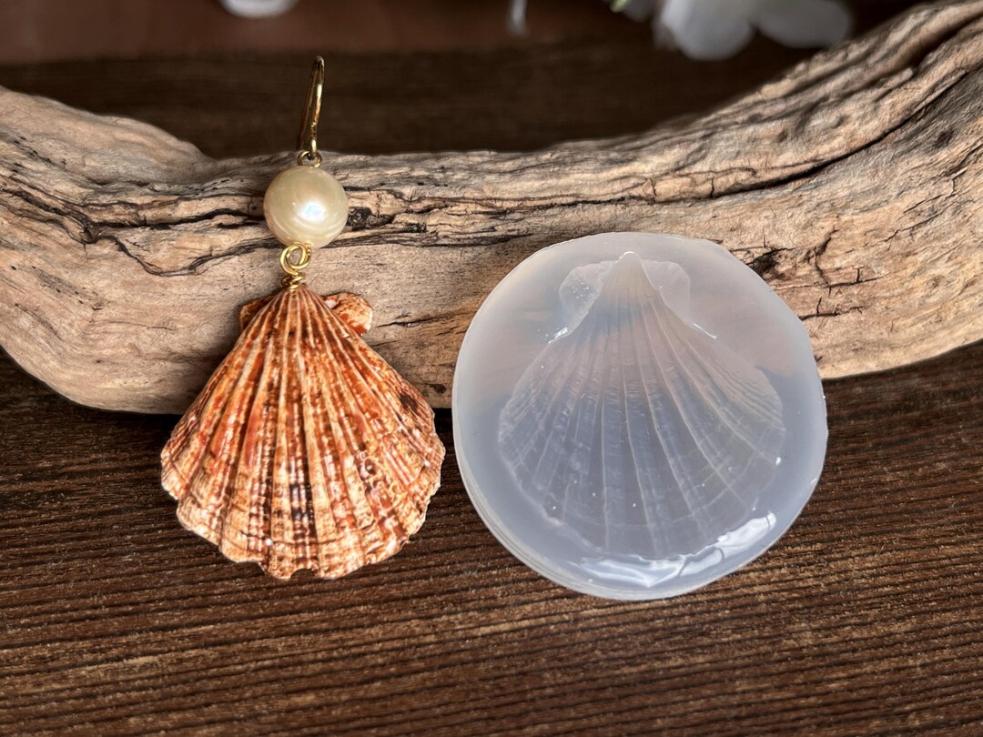 Clam Shell Mold - Handmade Flexible Silicone Mold - Use With Polymer ...