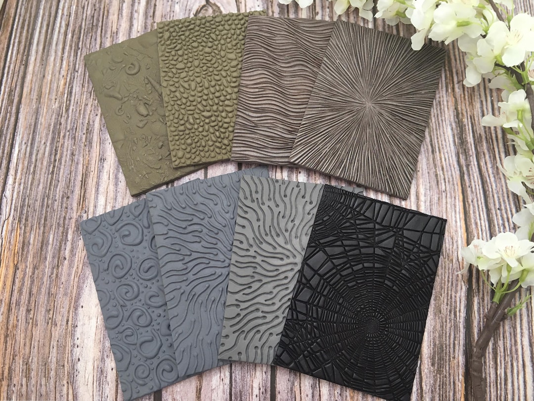 Extra Large Polymer Clay Texture Mats - Use With Polymer Clay, Metal ...