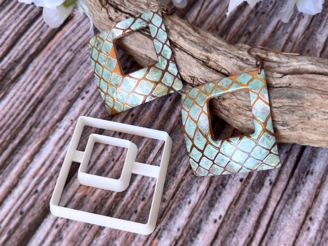 Polymer Clay Cutter - Square Donut Cutter #7 - Use With Polymer Clay ...