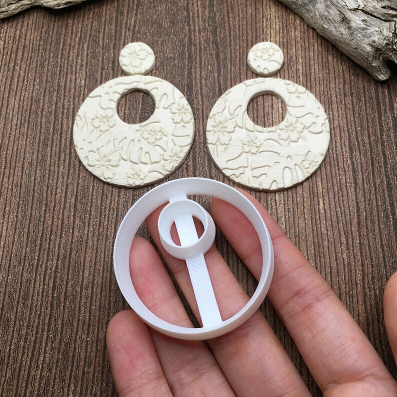 Polymer Clay Cutter - Circle Donut #1 - Use With Polymer Clay, Pottery ...
