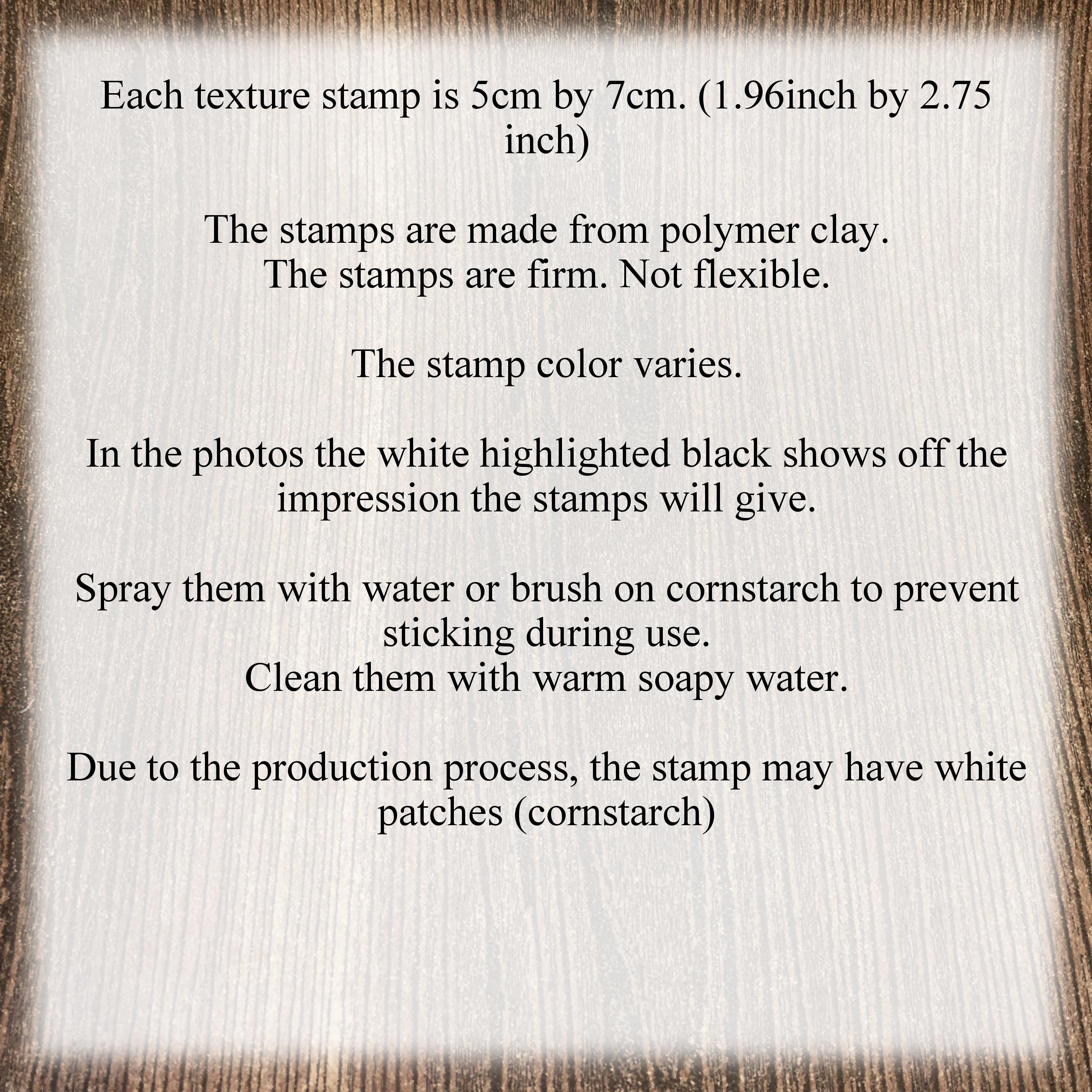 38. Polymer Clay Texture Mat - Burnt Wood Pattern - Use With Polymer ...
