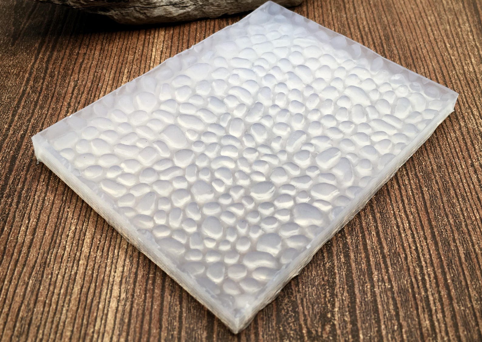 6. Flexible Silicone Texture Mat - Pebble Pattern - Use With Polymer ...