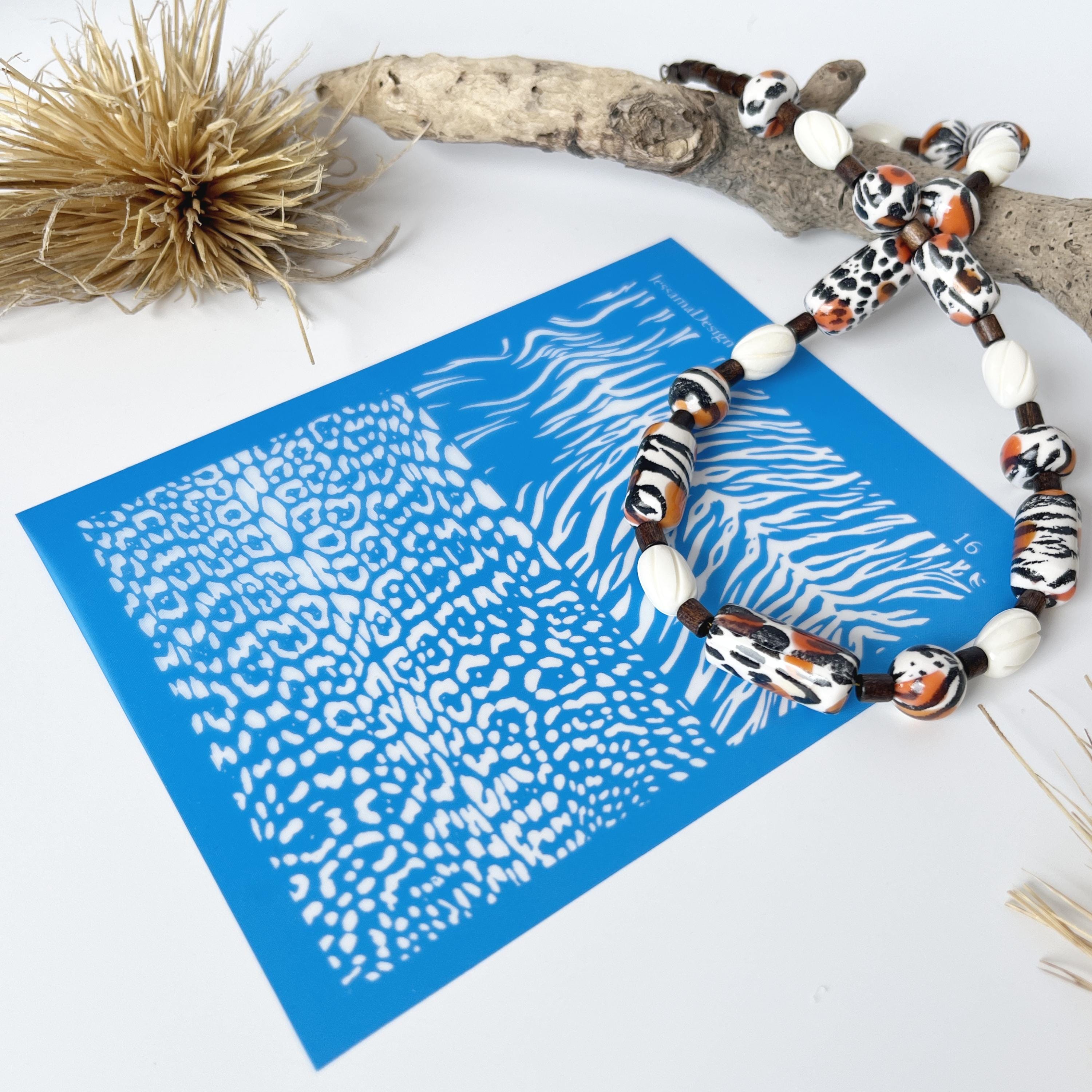 Polymer Clay Silkscreen (tiger & Leopard Animal Print ) Jessama Design ...