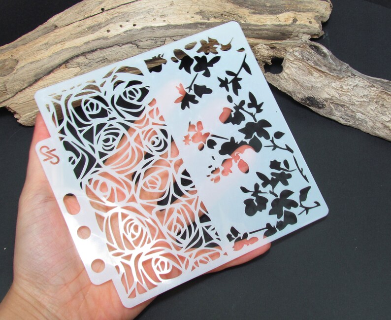 25. Polymer Clay Stencil rose Bush | Etsy