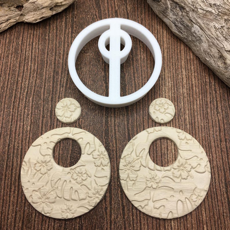 Polymer Clay Cutter - Circle Donut #1 - Use With Polymer Clay, Pottery ...