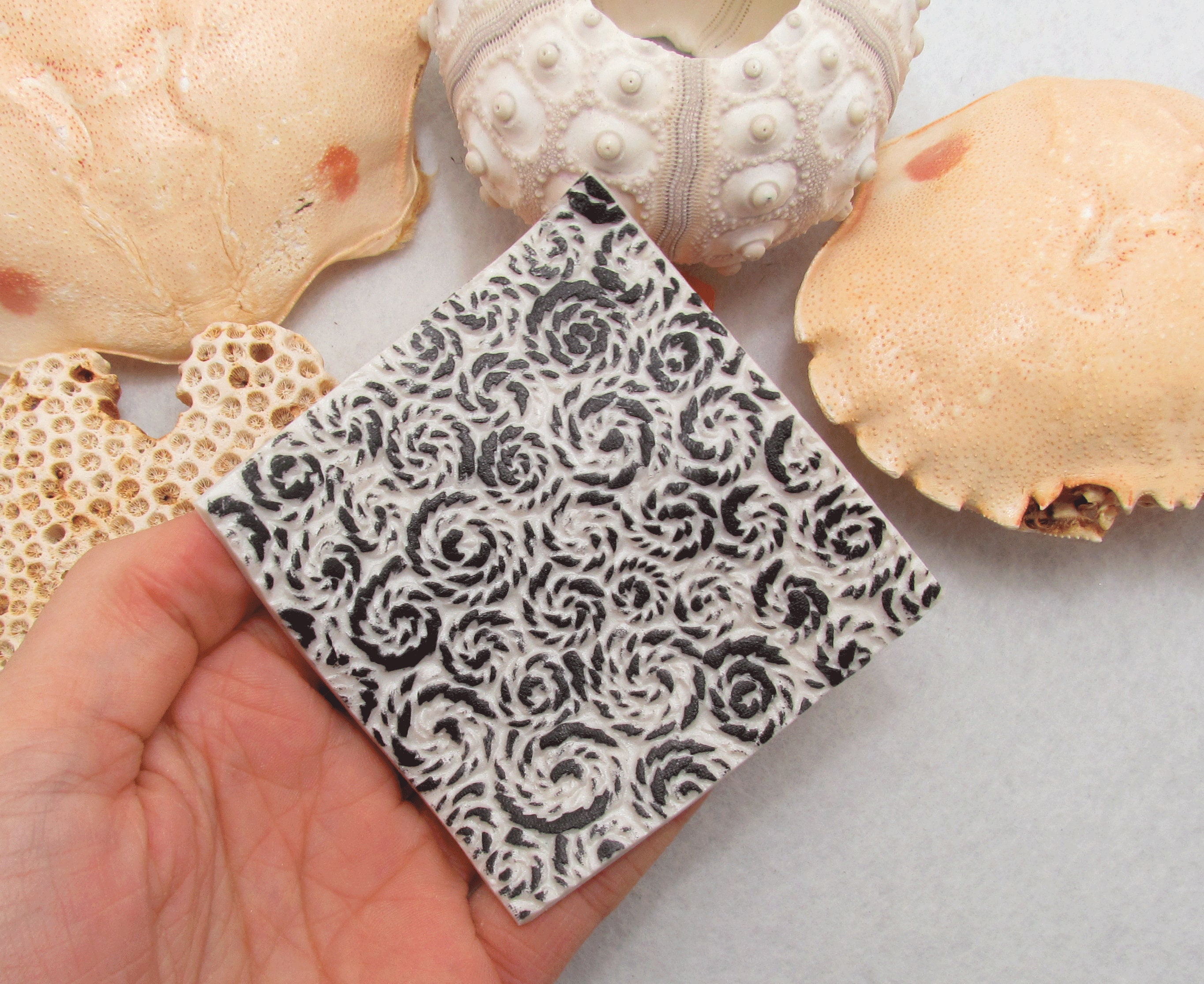 Polymer clay texture mat clay texture polymer clay mat | Etsy