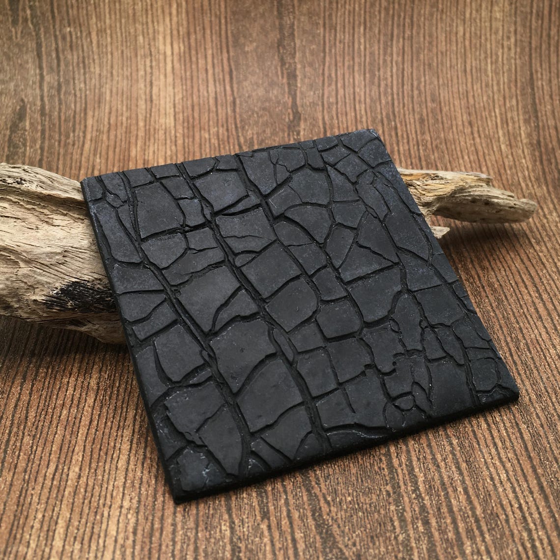 48. Polymer Clay Texture Mat - Crackle Pattern - Use With Polymer Clay ...