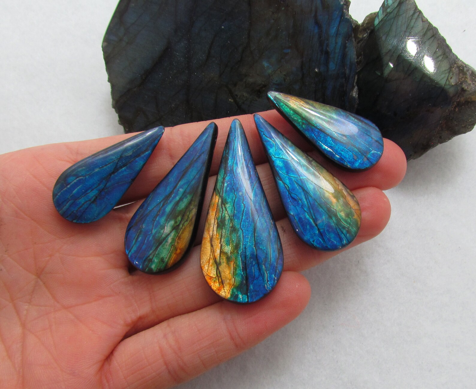 Faux Labradorite Polymer Clay Video Tutorial - Etsy Australia
