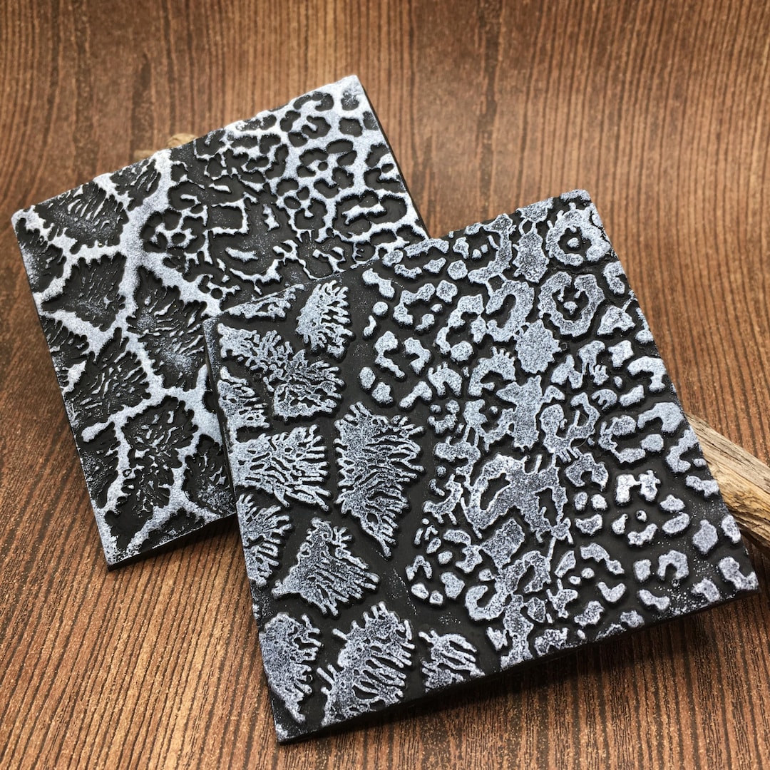 23. Polymer Clay Texture Mat - Animal Print Pattern - Use With Polymer ...