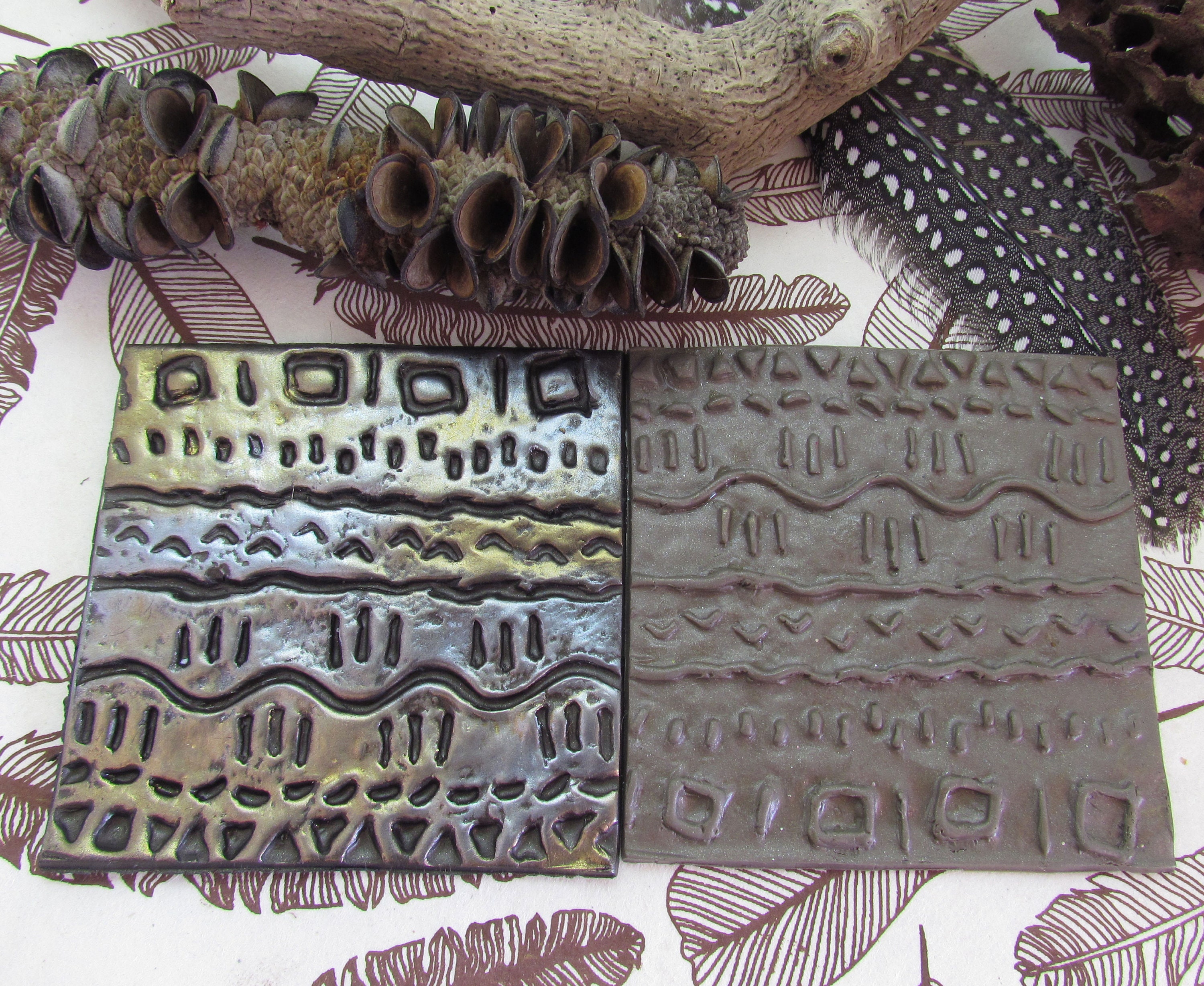 Polymer Clay Texture Mat Clay Texture Polymer Clay Mat - Etsy