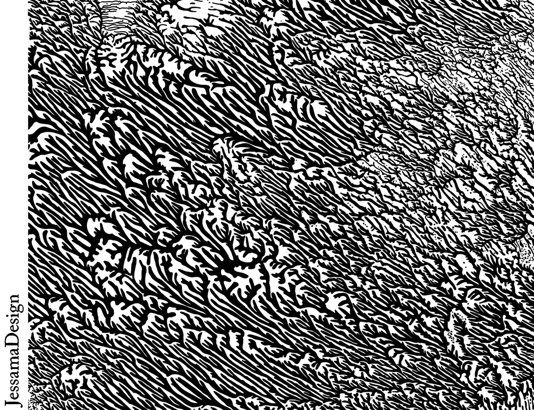 38. Polymer Clay Silkscreen dendritic Art - Etsy