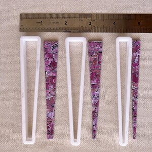 Polymer Clay Earring Cutters - 3 Different Twirl Earring Cutters - Long ...