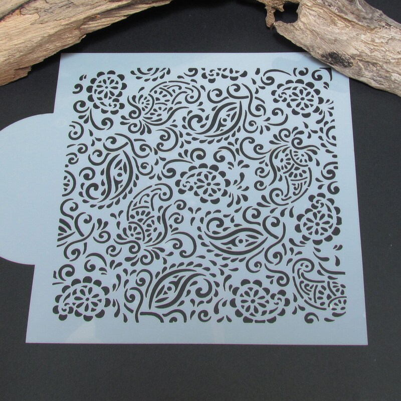 Paisley Stencil - Etsy