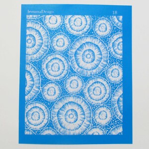 Polymer Clay Silkscreen (coral Reef Pattern) Jessama Design Silkscreen ...