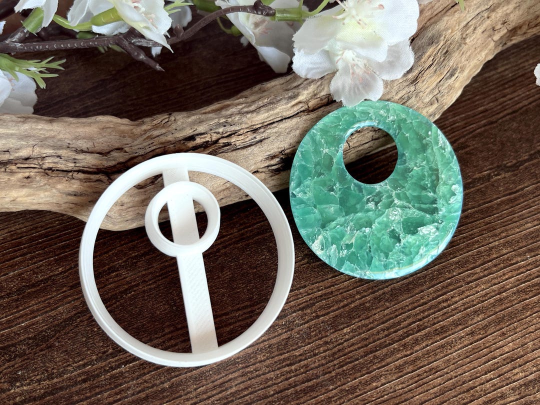 Polymer Clay Cutter - Circle Donut #1 - Use With Polymer Clay, Pottery ...