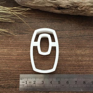 Polymer Clay Cutter - Rounded Rectangle Donut Cutter #1 - Use With Polymer Clay, Pottery, Metal ...