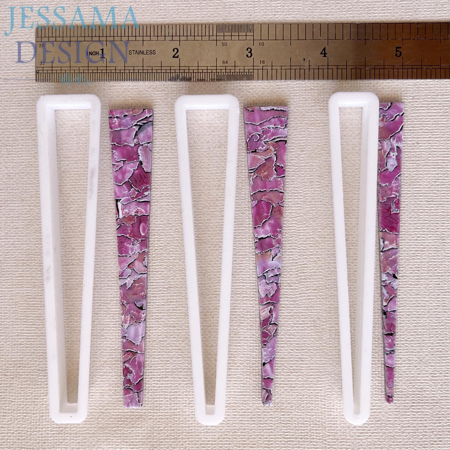 Polymer Clay Earring Cutters - 3 Different Twirl Earring Cutters - Long ...