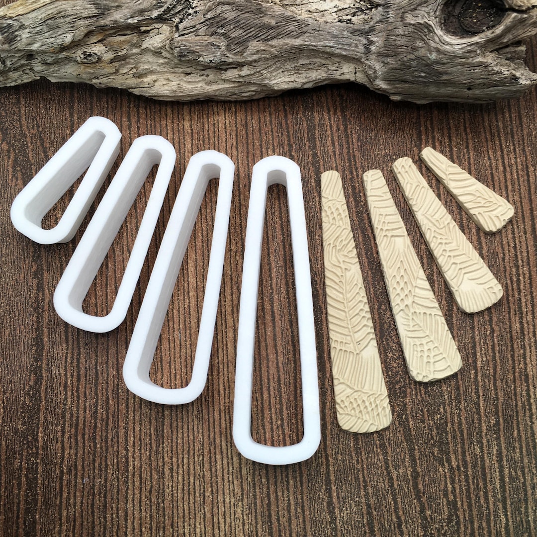 Polymer Clay Cutters Teardrop Dagger Set Use With Polymer Clay, Pottery ...