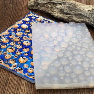 7. Flexible Silicone Texture Mat - Bubble Pattern - Use With Polymer ...