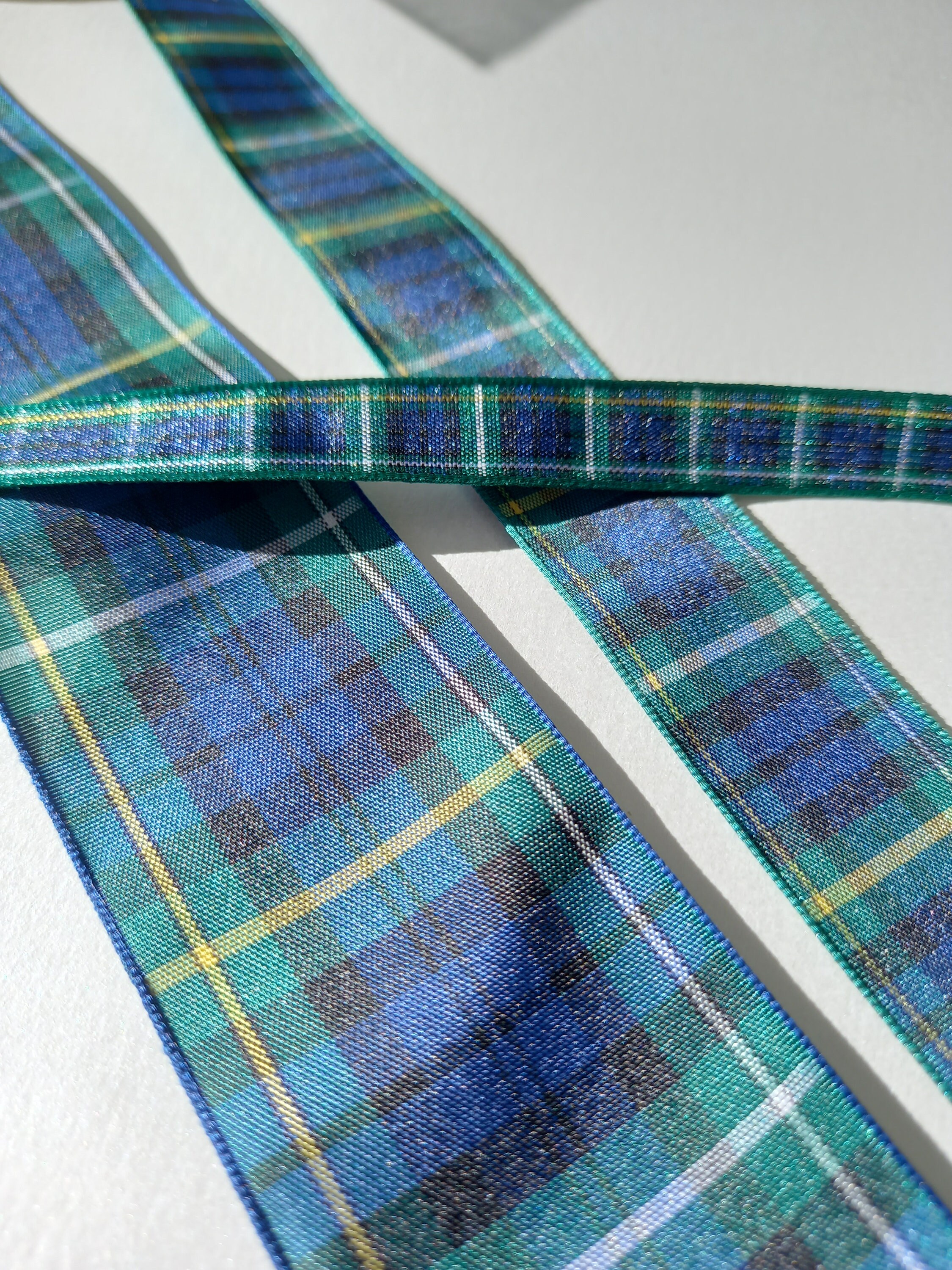 Campbell Tartan Ribbon, 10mm, 16mm, 25mm or 40mm, Widths 1m 5m 10m ...
