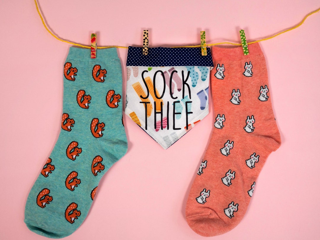 Sock Thief Reversible Bandana - Etsy