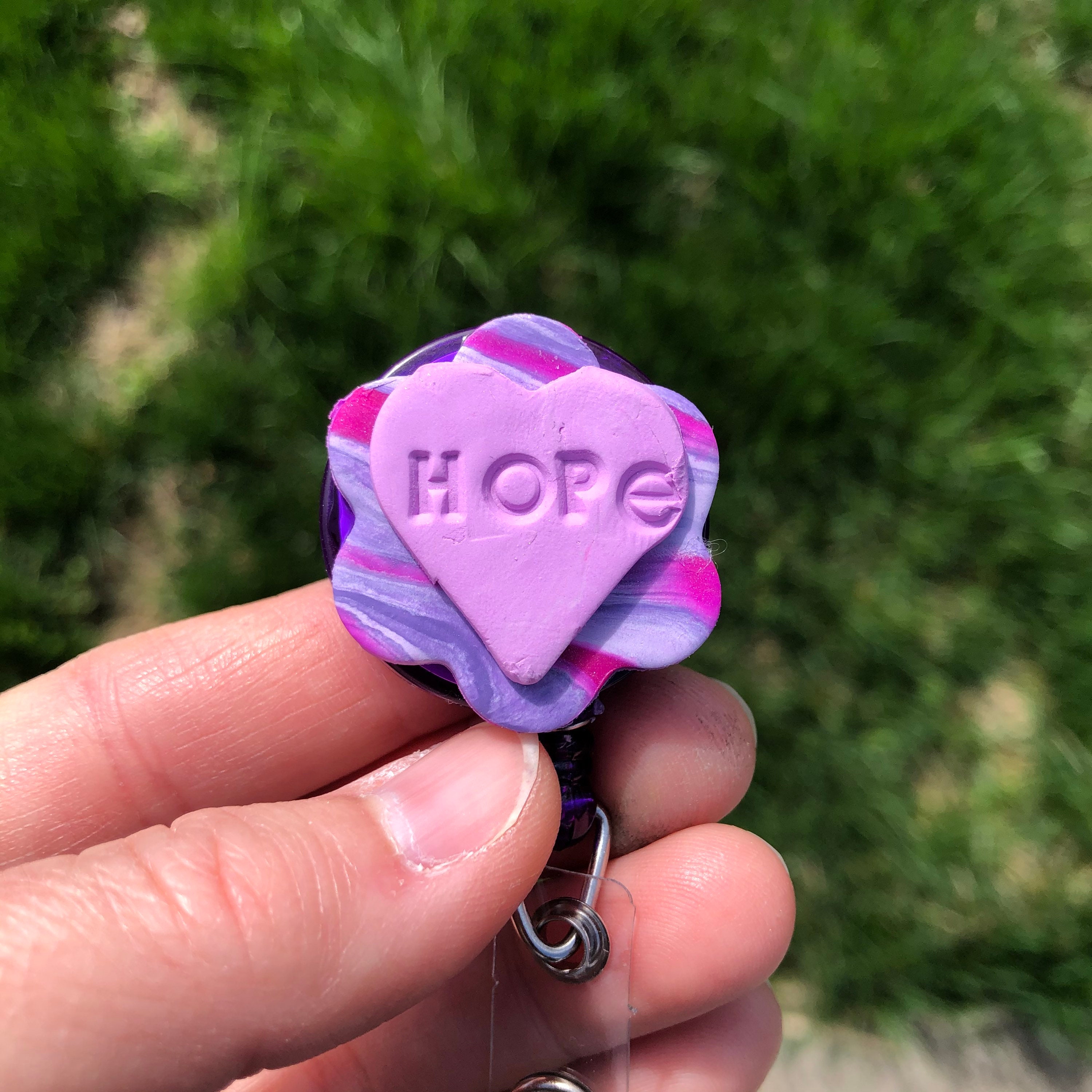 Hope Badge Reel Holder-Nursing badge reel holder/IDHolder/Health Care ...