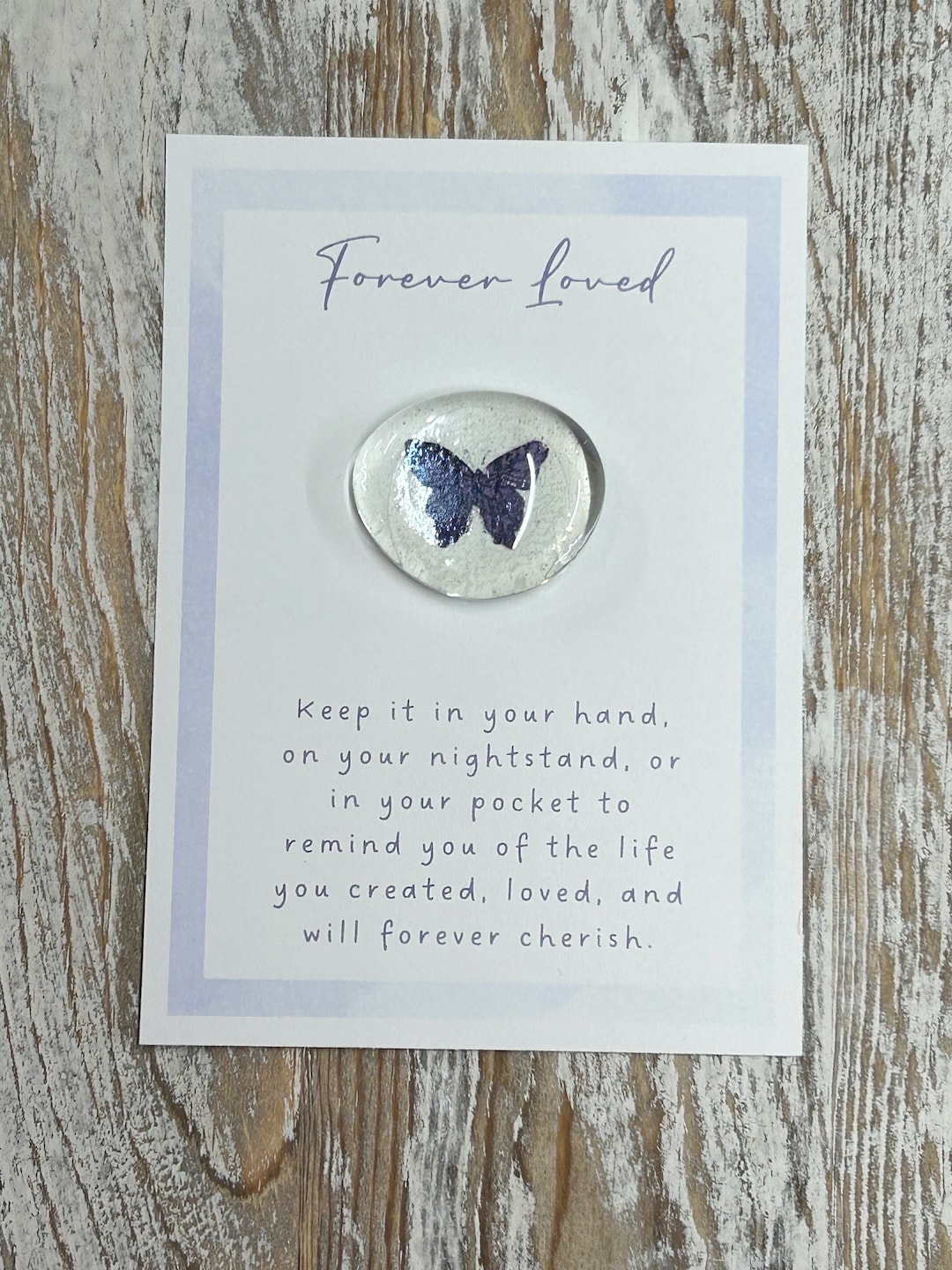 Miscarriage Glass Gem, Loss of a Pregnancy, Sympathy Gift, Comfort Gift ...