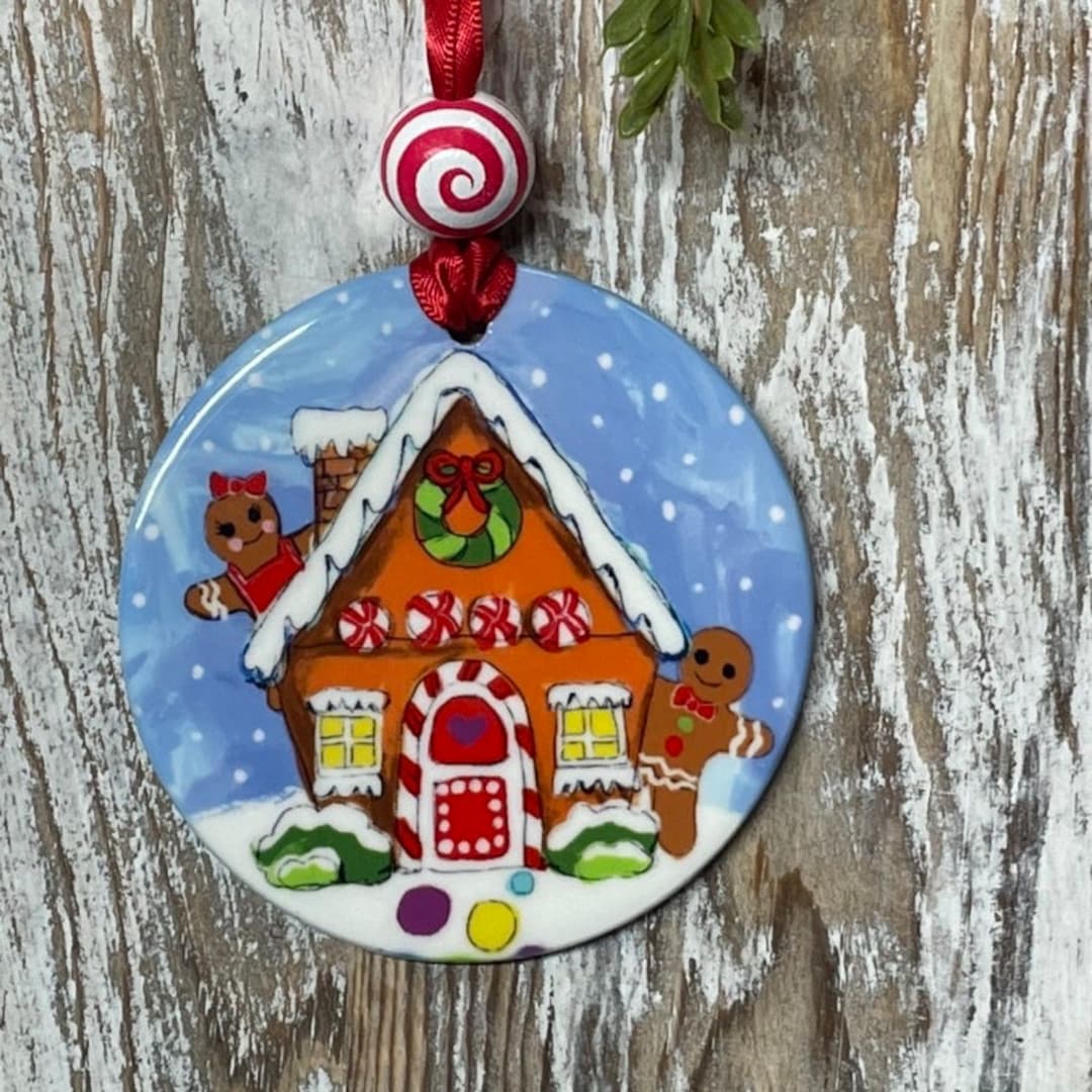 Gingerbread House Ornament, Gingerbread House Painting, Gingerbread Man ...