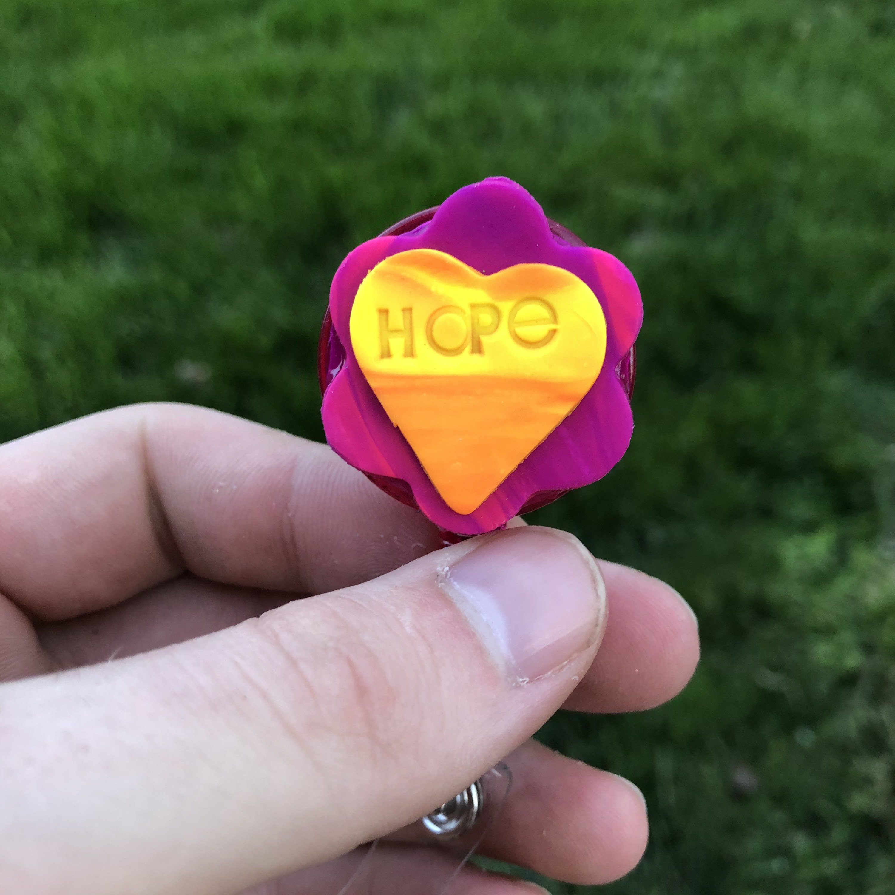 Hope Badge Reel Holder-Nursing badge reel holder/IDHolder/Health Care ...