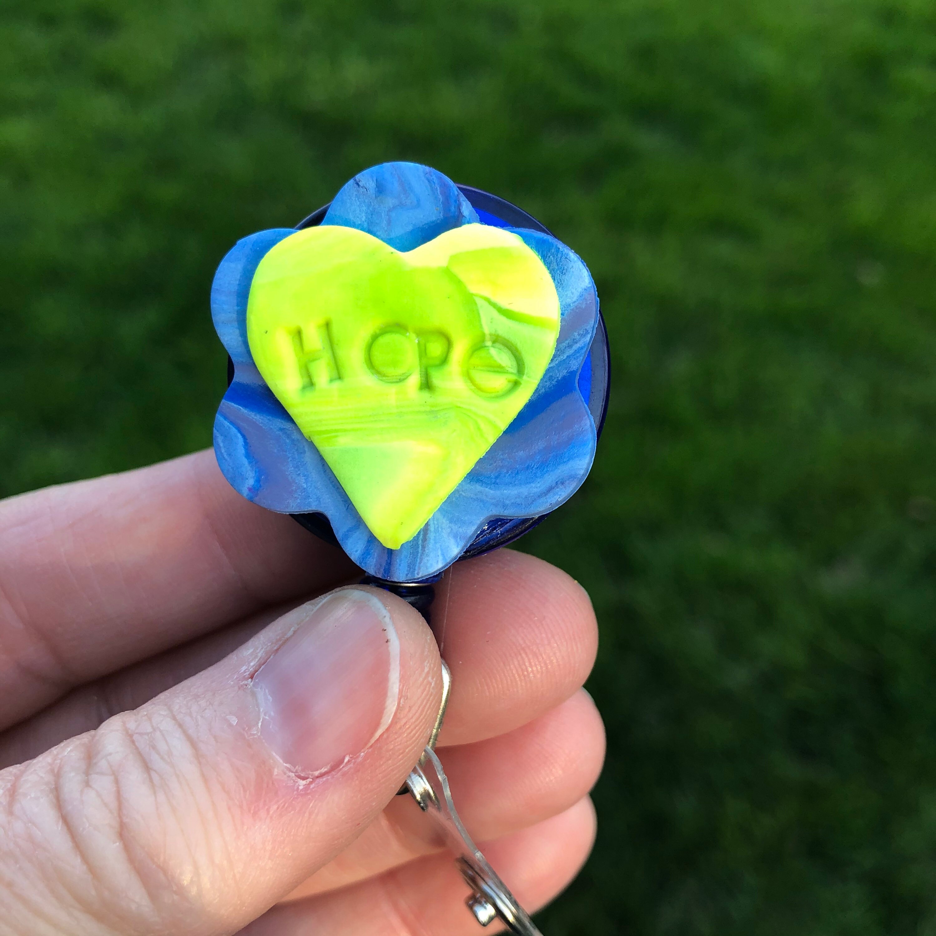 Hope Badge Reel Holder-Nursing badge reel holder/IDHolder/Health Care ...