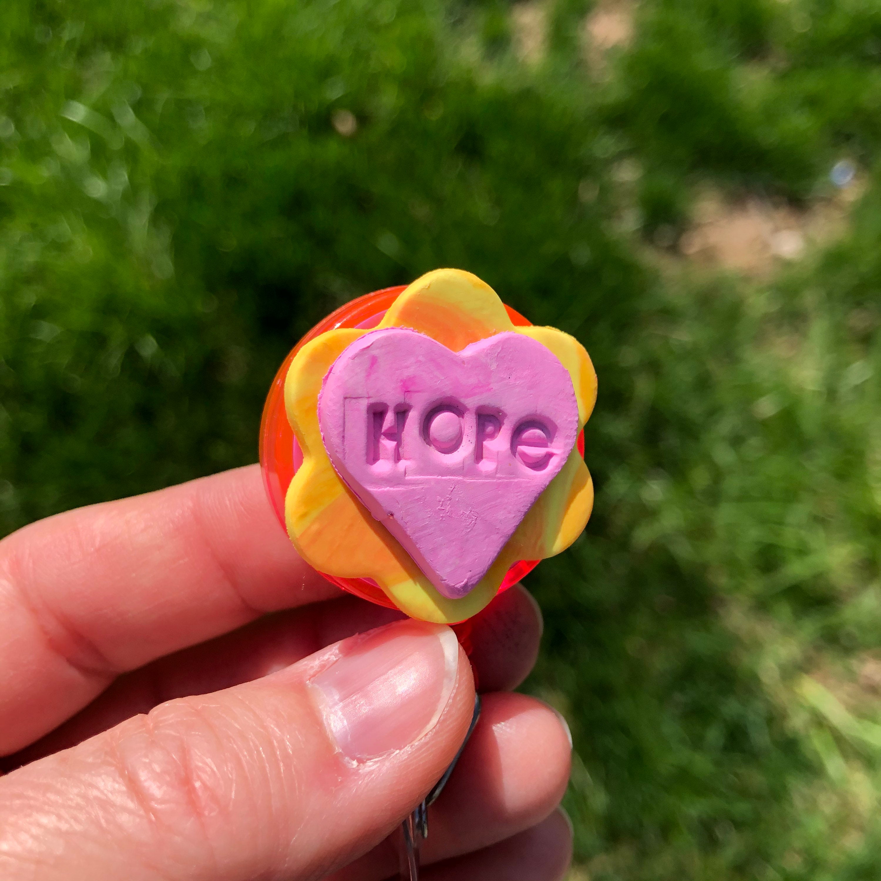 Hope Badge Reel Holder-Nursing badge reel holder/IDHolder/Health Care ...