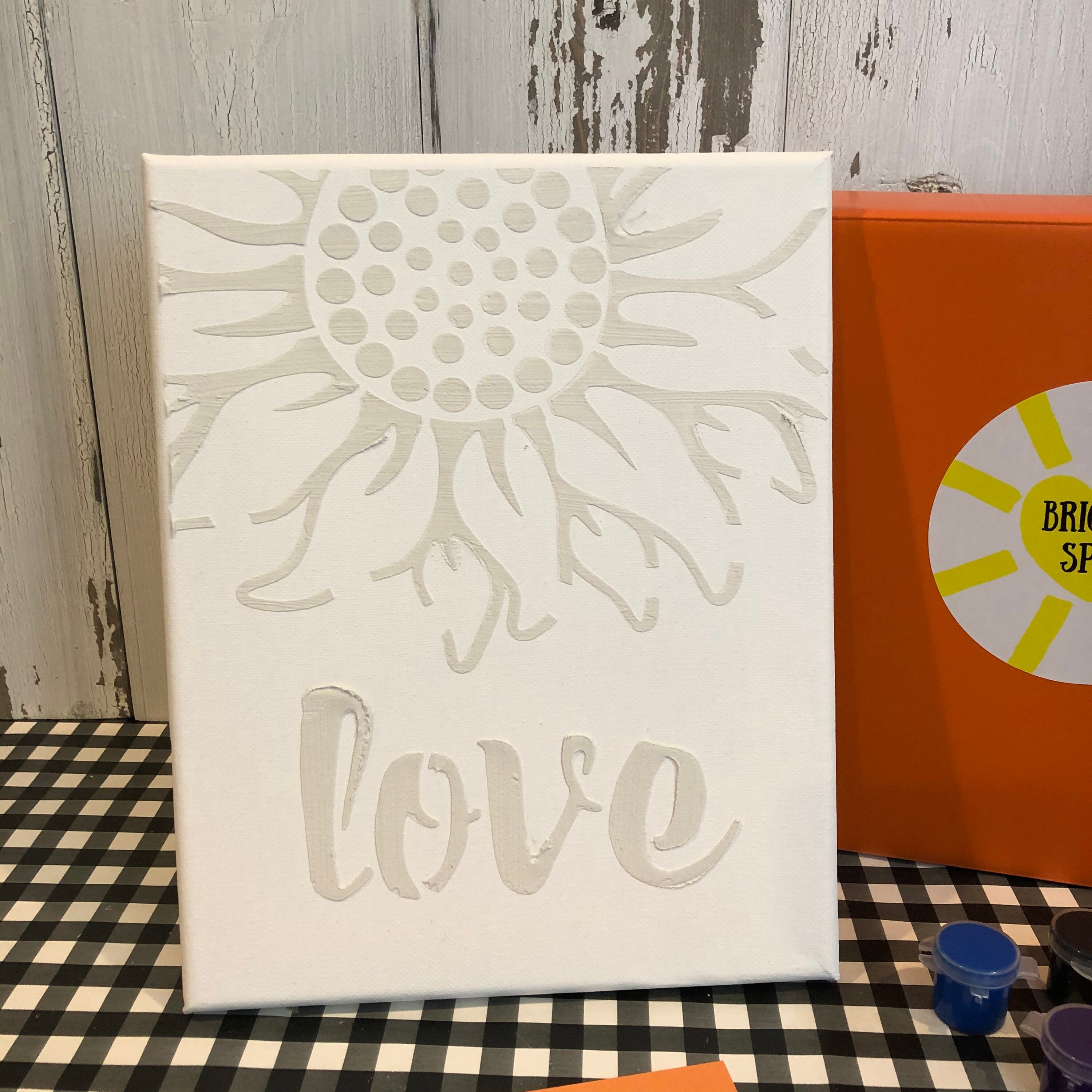 Canvas Painting Bright Spot Box -paint party/kid’s painting/adult ...