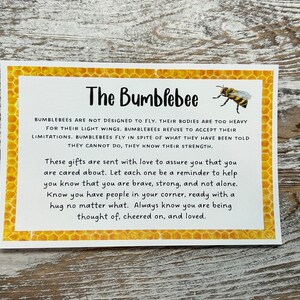 Thinking of You Care Package, Bumblebee, Pocket Token, Encouraging Gift ...