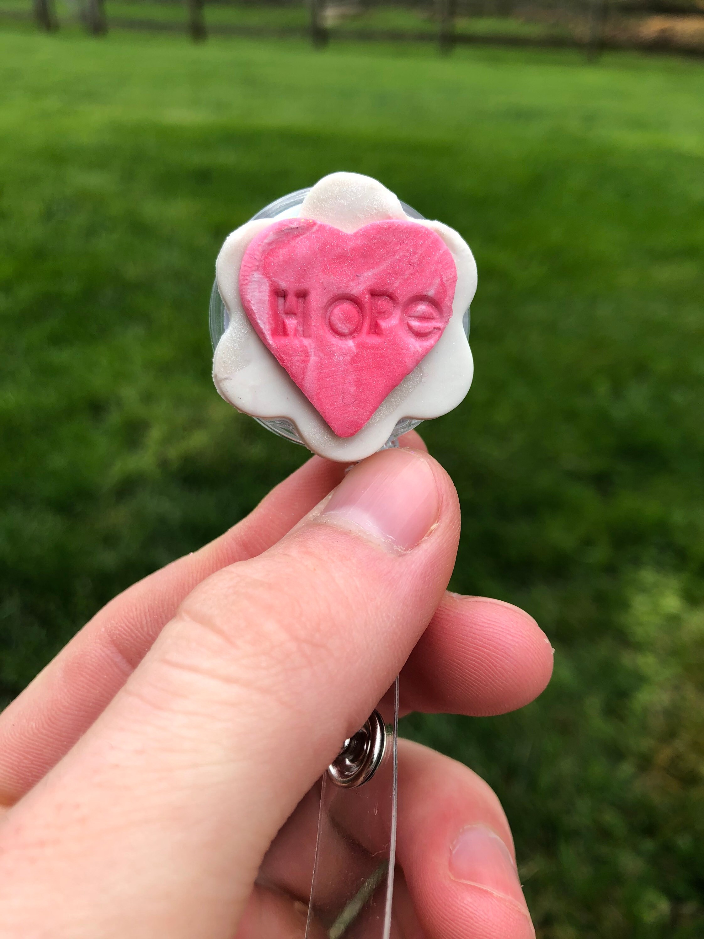 Hope Badge Reel Holder-Nursing badge reel holder/IDHolder/Health Care ...