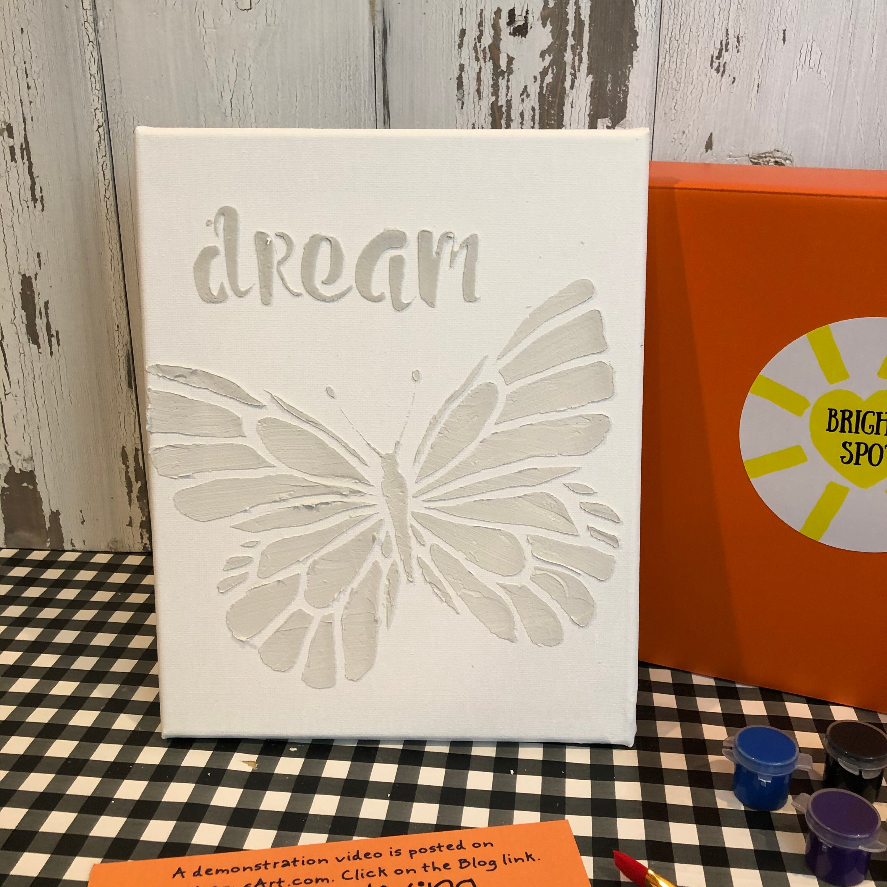 Canvas Painting Bright Spot Box -paint party/kid’s painting/adult ...