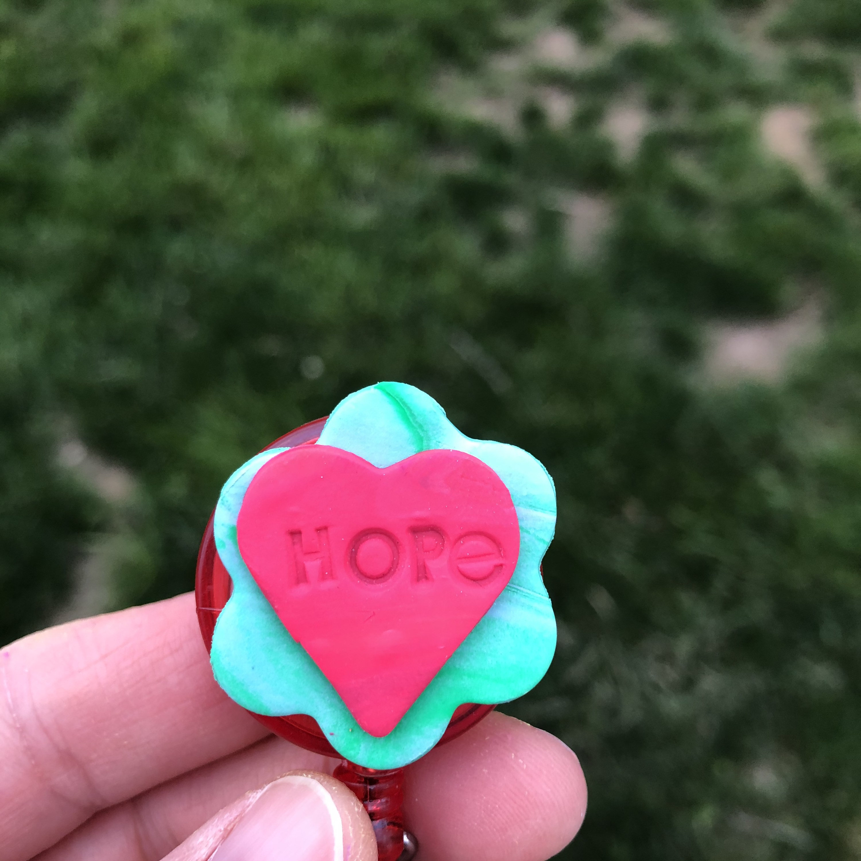 Hope Badge Reel Holder-Nursing badge reel holder/IDHolder/Health Care ...