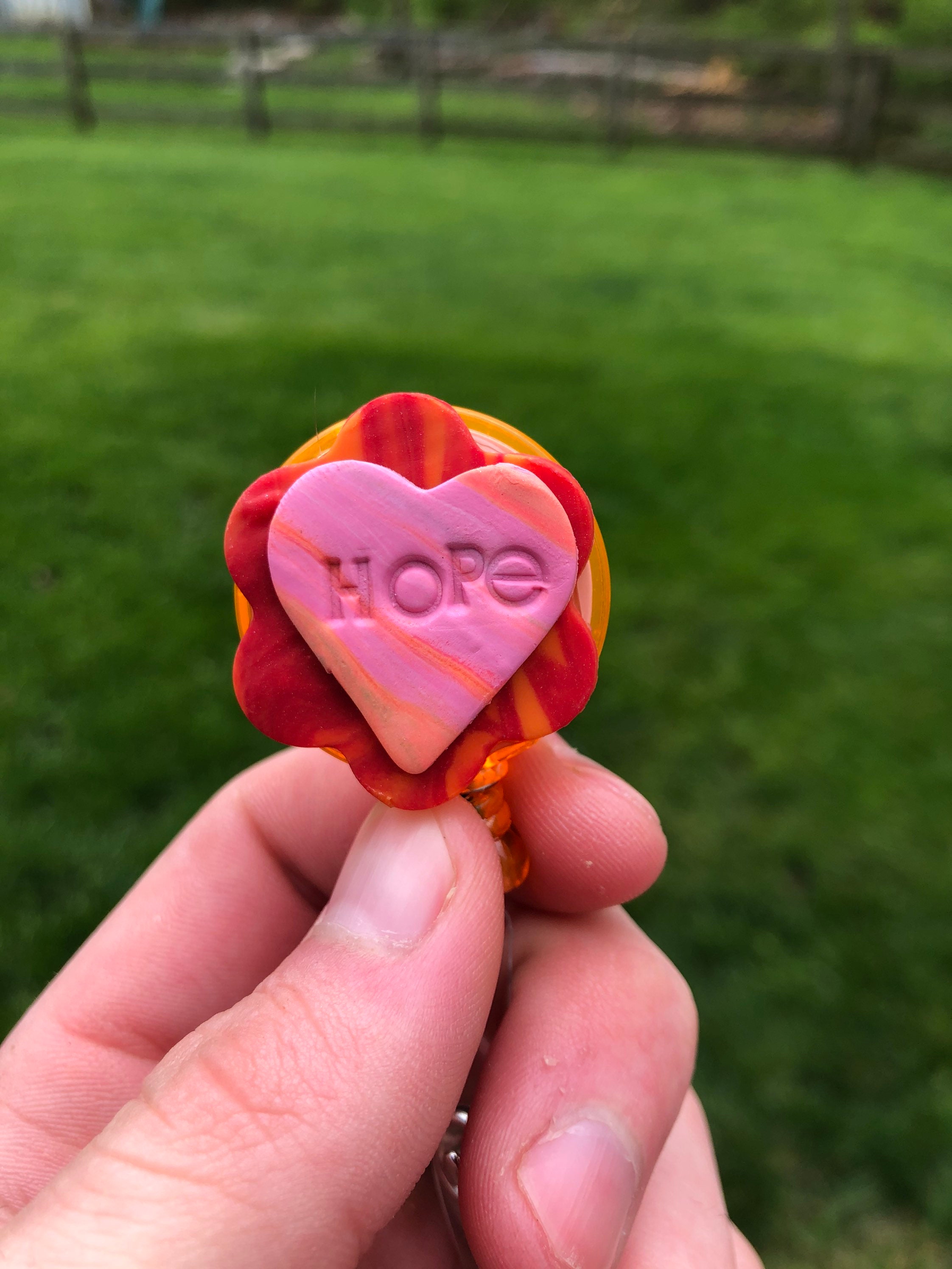 Hope Badge Reel Holder-Nursing badge reel holder/IDHolder/Health Care ...