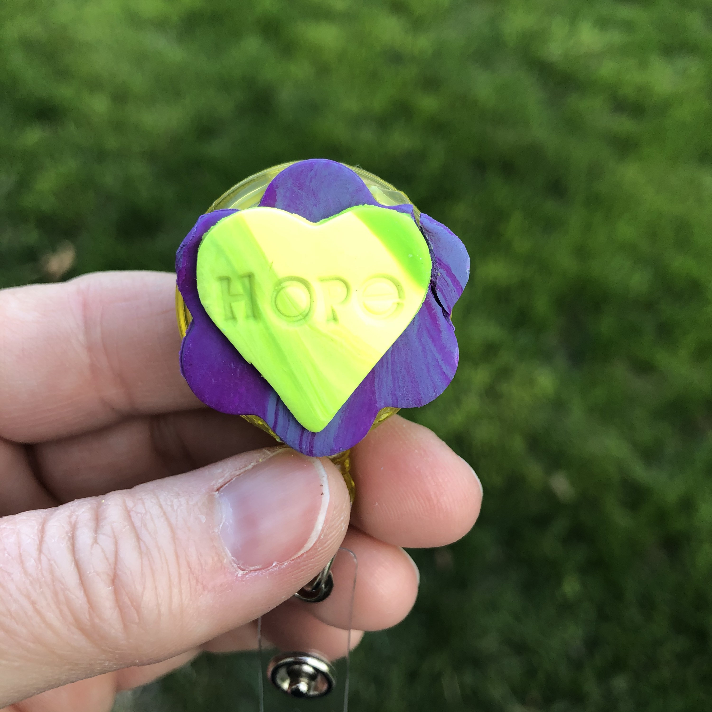 Hope Badge Reel Holder-Nursing badge reel holder/IDHolder/Health Care ...