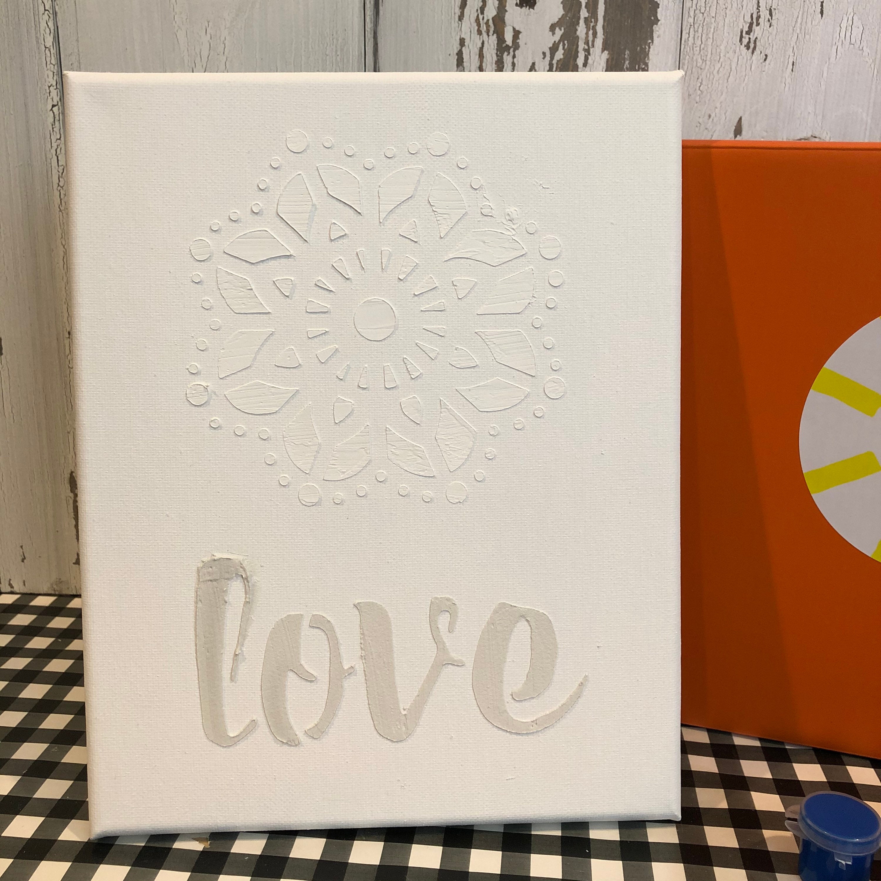 Canvas Painting Bright Spot Box -paint party/kid’s painting/adult ...
