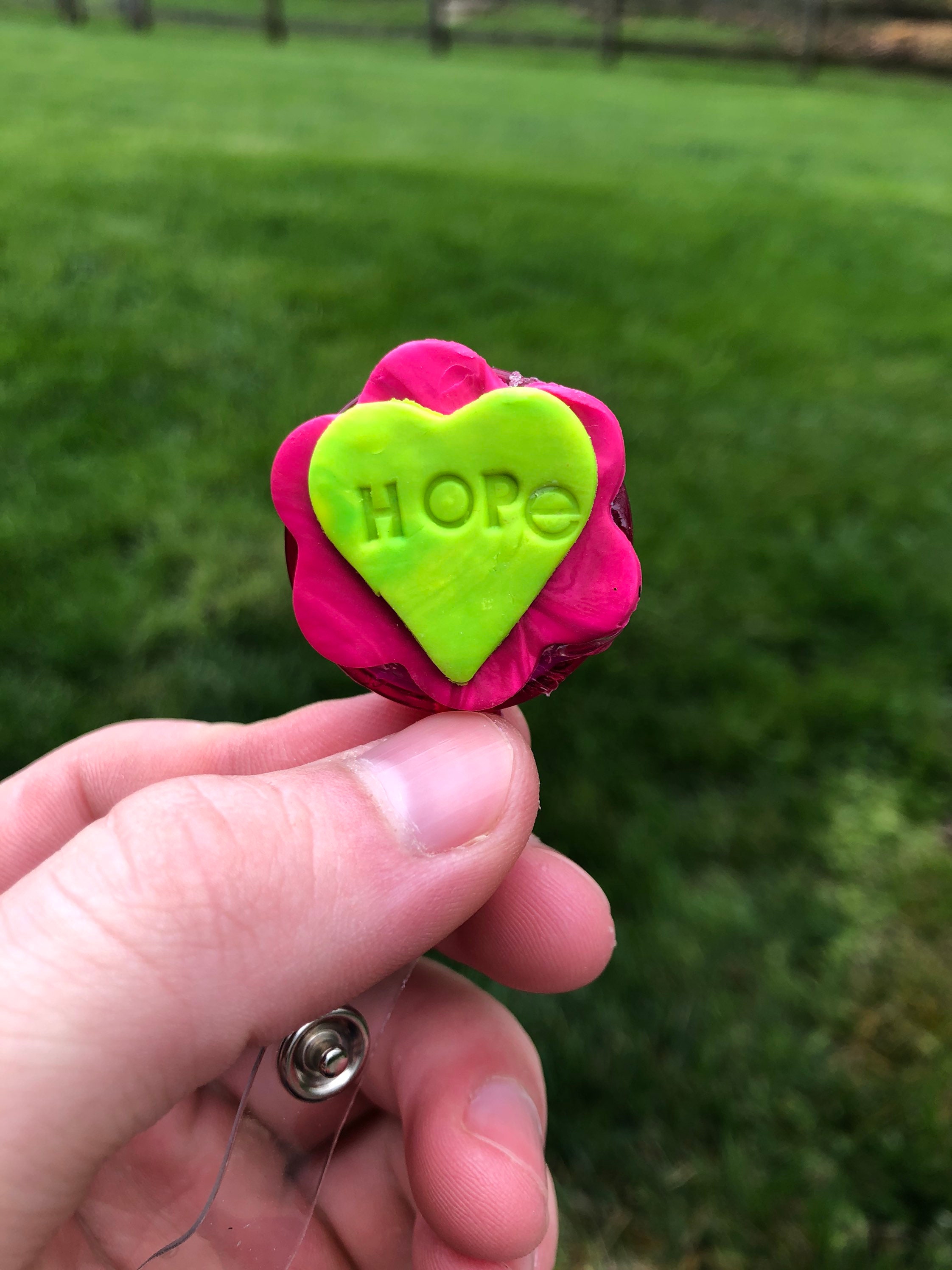 Hope Badge Reel Holder-Nursing badge reel holder/IDHolder/Health Care ...